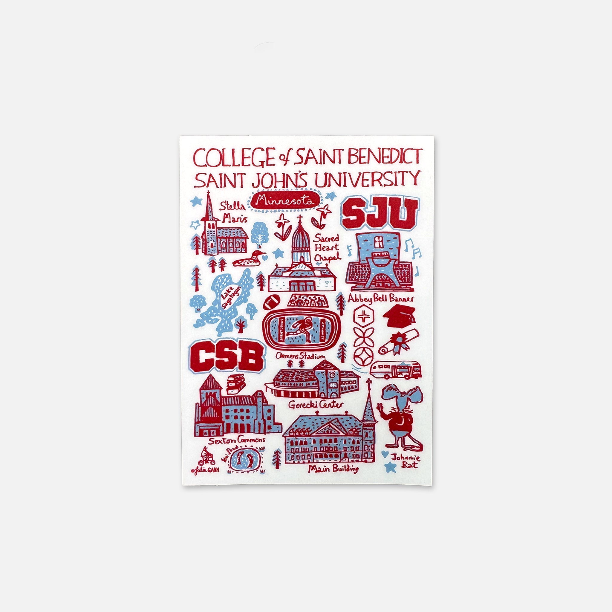 JULIA GASH STICKER CSB SJU – CSB+SJU Spirit Shop